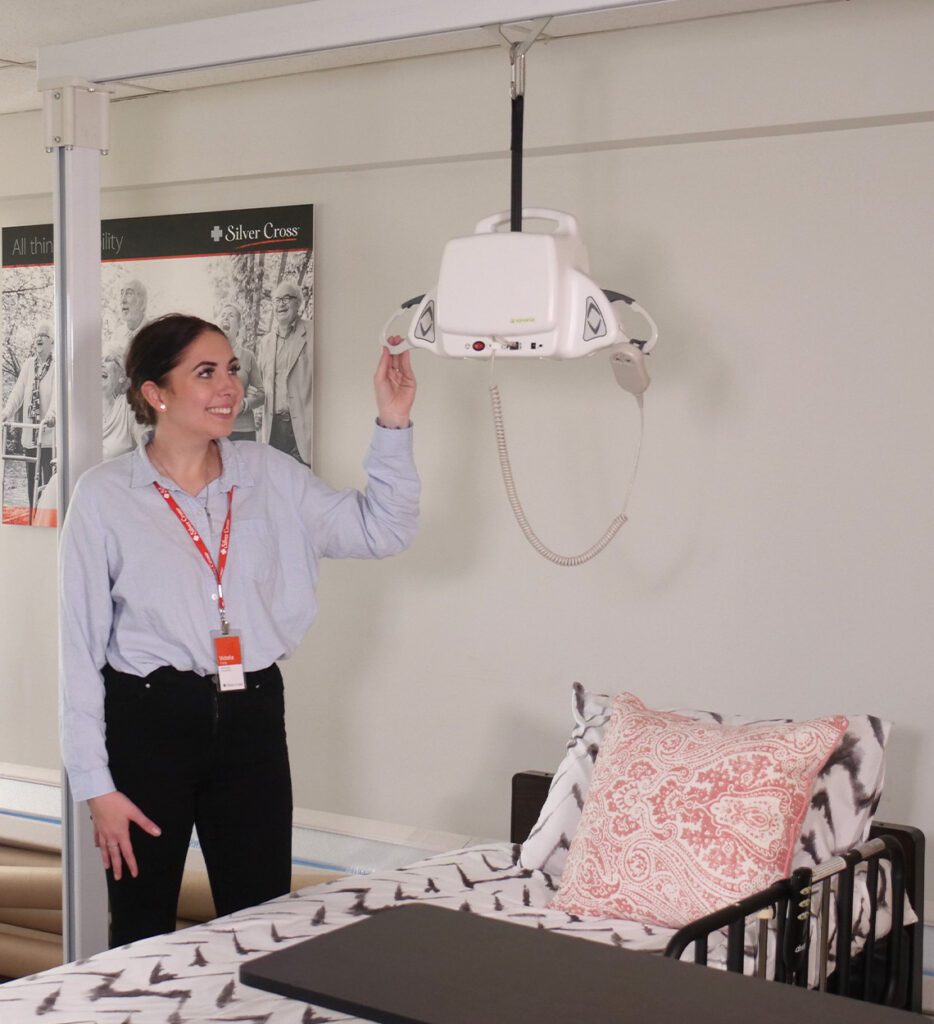 Get information about homecare ceiling and patient lifts | Silver Cross
